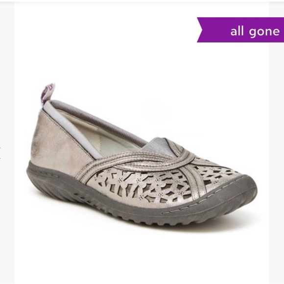 JBU | Shoes | Nwt Jbu By Jambu Gunmetal Pecan Cutout Widewidth Flat ...